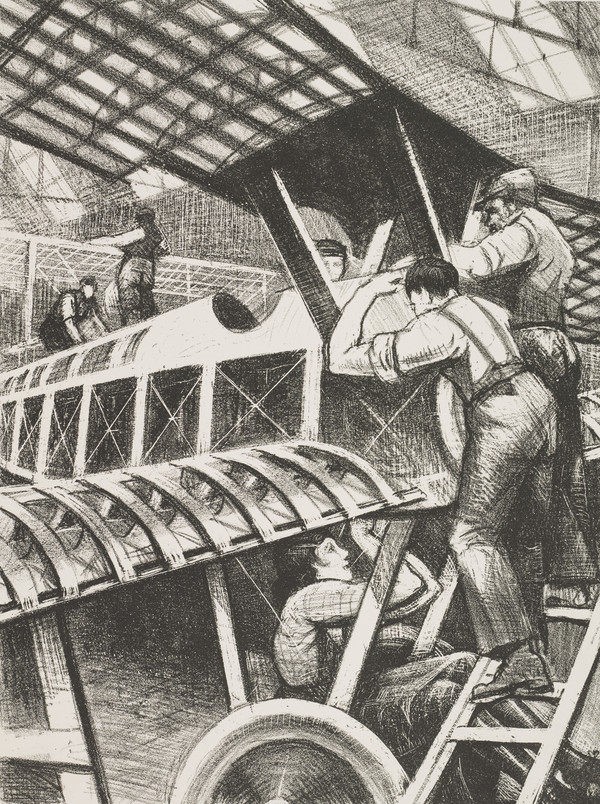 Building Aircraft: Assembling Parts (from the series ‘The Great War ...