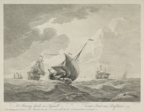 A Strong Gale or Squall by Pierre-Charles Canot | National Galleries of ...