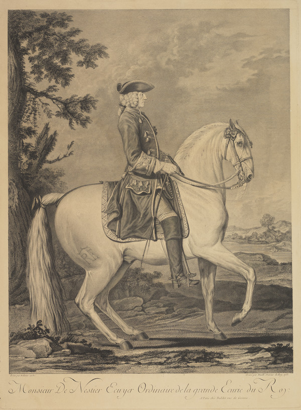 Louis Cazeau de Nestier, 1686 - 1754. Equerry in the royal stables by ...