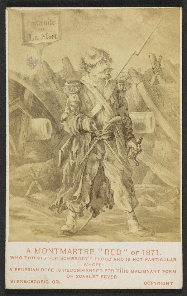 Portrait of a Montmartre 'Red' of 1871 by London Stereoscopic and ...