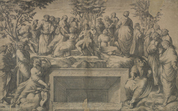 The Parnass with Apollo, the Muses and the Poets by Jacob Matham ...
