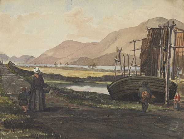 Road by the Shore, Strachur, Loch Fyne by John Francis Campbell ...