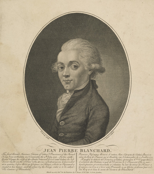 Jean-Pierre-Francois Blanchard, 1738 - 1809. French balloonist by James ...