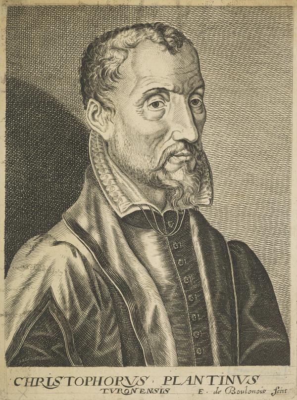 Christophe Plantin, 1514 - 1589. Flemish painter by Esme de Boulonois ...