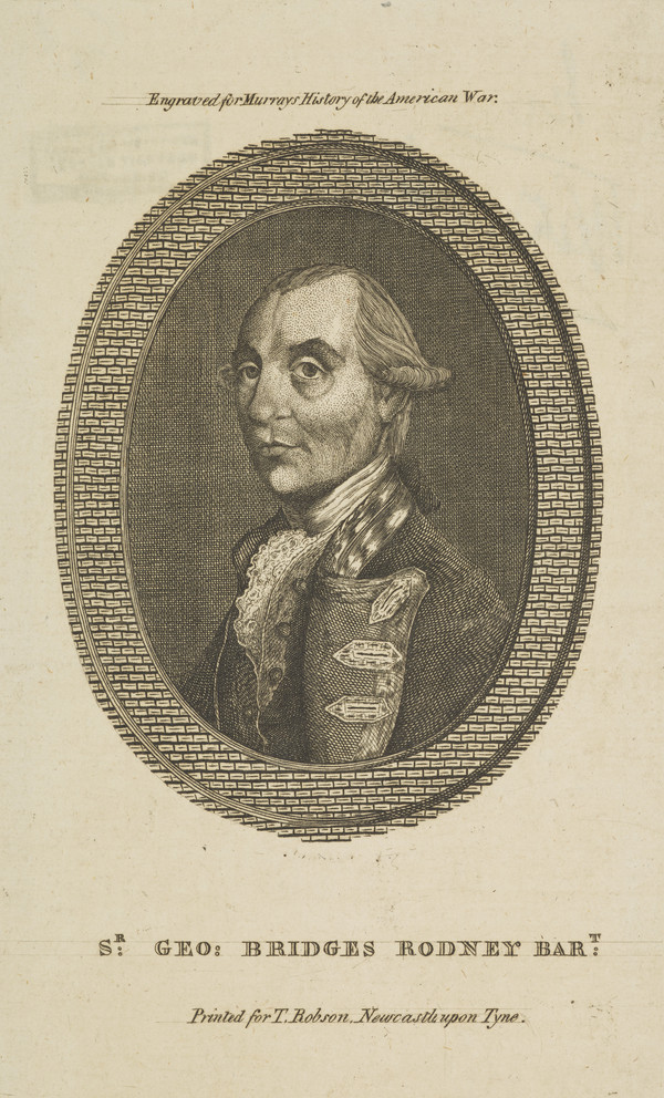 George Brydges Rodney, 1st Baron Rodney, 1719 - 1792. Admiral ...