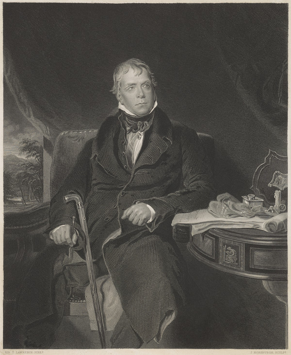 Sir Walter Scott, 1771 - 1832. Novelist and poet by John Horsburgh ...