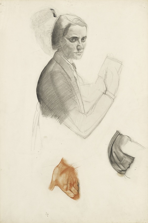 Studies for ‘A Portrait Group’ by James Cowie | National Galleries of ...
