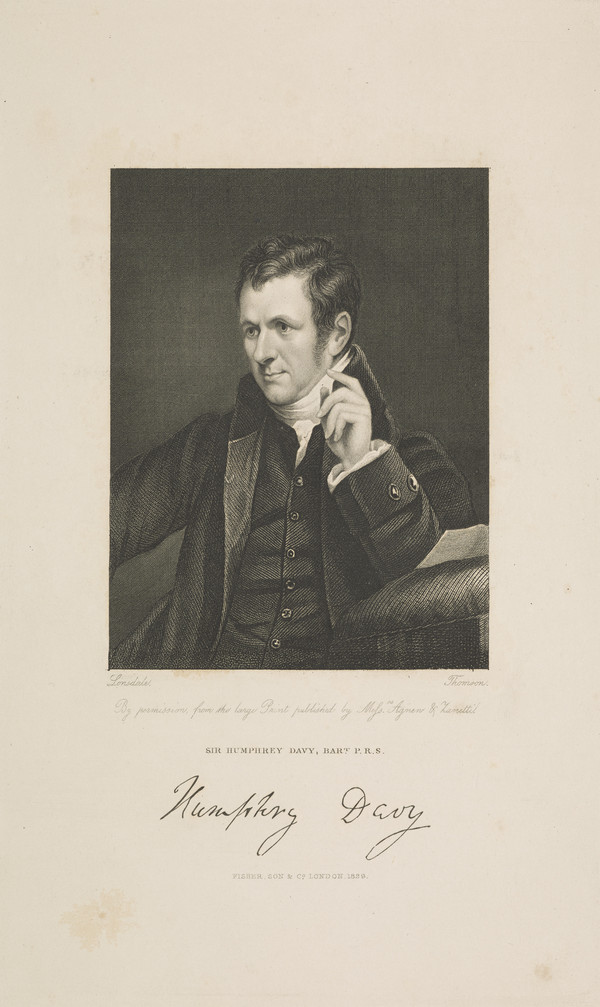 Sir Humphry Davy, 1778 - 1829. Natural philosopher by James Thomson ...