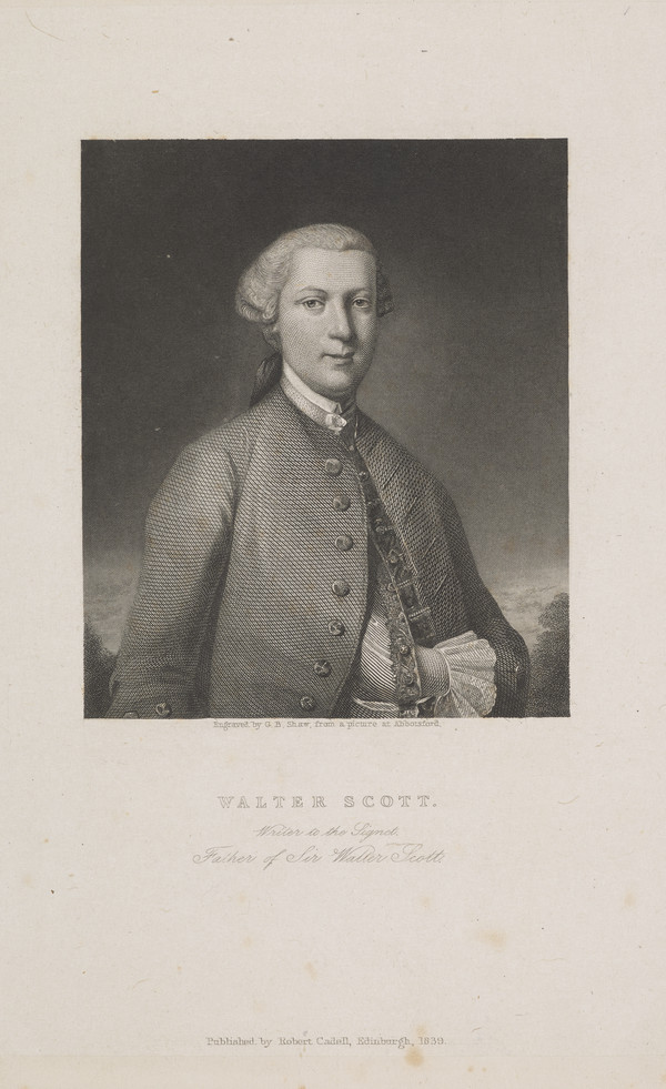 Walter Scott, 1729 - 1799. Father of Sir Walter Scott by George Baird ...