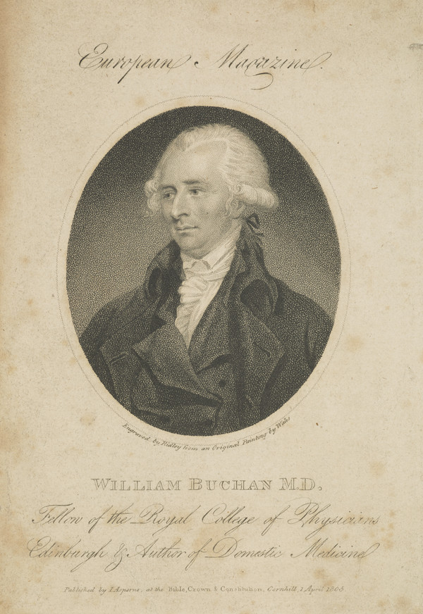 William Buchan, 1729 - 1805. Physician by William Ridley | National ...