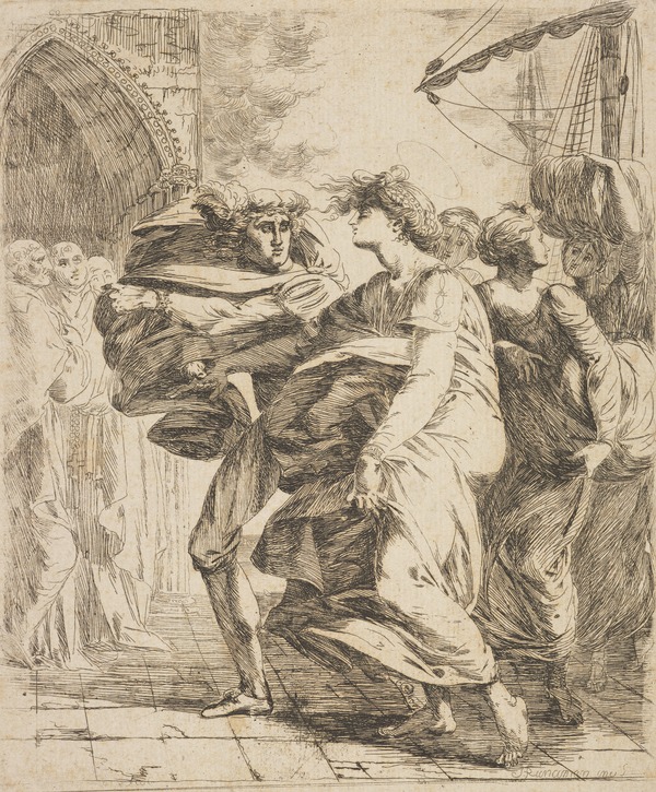 The Landing of Saint Margaret by Alexander Runciman | National ...