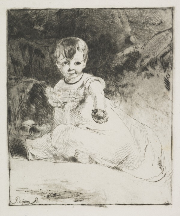 Child with an Apple: Portrait of the Artist's Niece, Agnes Paul by ...
