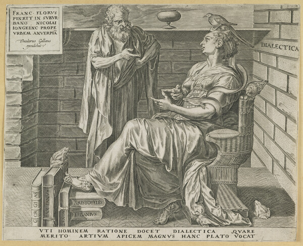 Dialectic (Plate 3 from "The Seven Liberal Arts") by Cornelis Cort ...