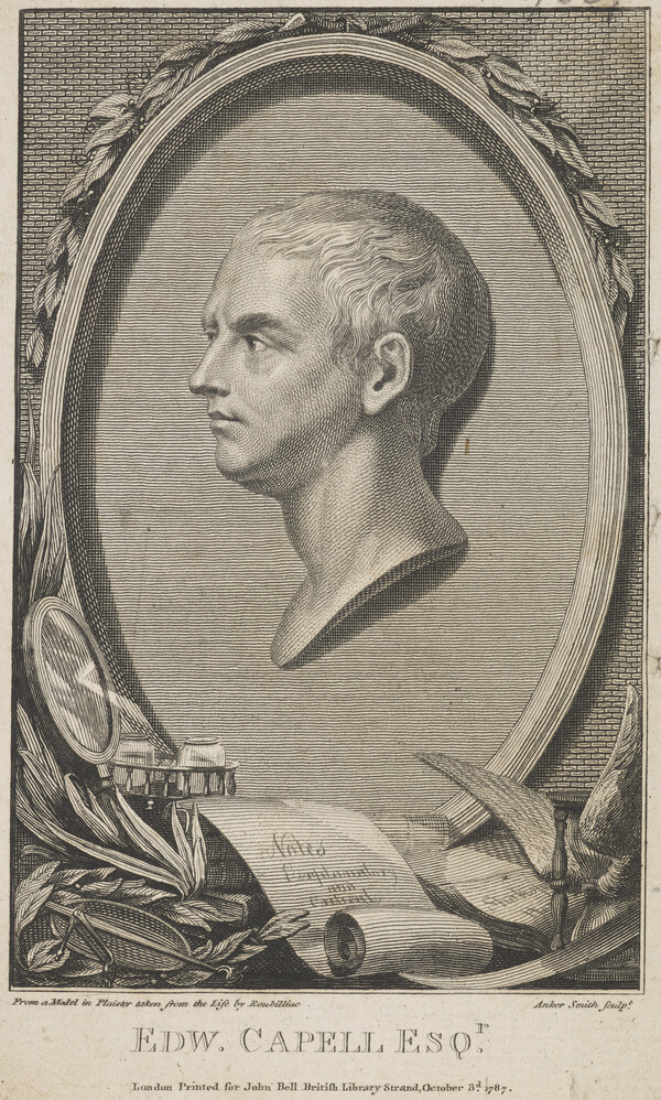 Edward Capell, 1713 - 1781. Shakespearean commentator by Anker Smith ...