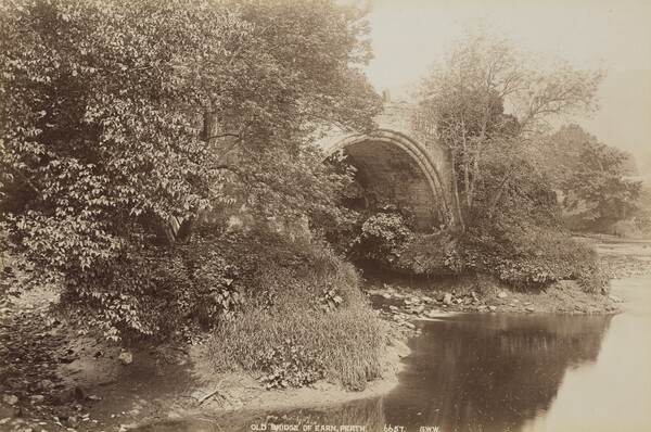 Old Bridge of Earn, Perth by James Valentine | National Galleries of ...