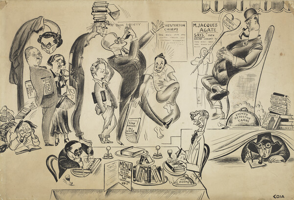 A Literary Capriccio (London in the 1930s) by Emilio Coia | National ...