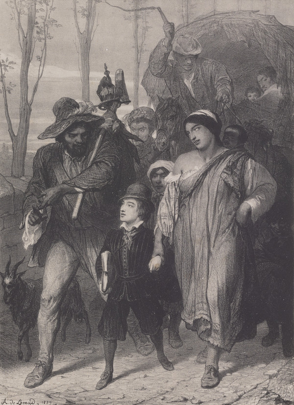 Enfance de J.Callot [Childhood of Jacques Callot] by Aime de Lemud ...