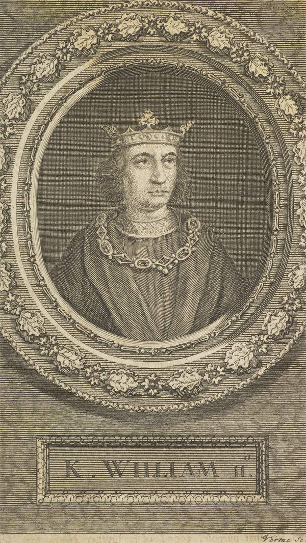 William II ('William Rufus'), about 1056 - 1100 by George Vertue ...