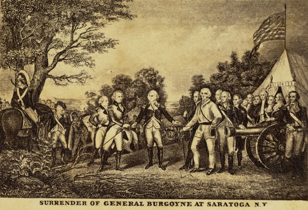 Surrender of General Burgoyne at Saratoga N.Y. | National Galleries of ...
