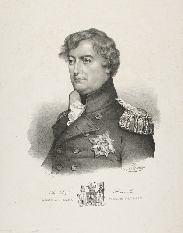 Adam Duncan, 1st Viscount Duncan of Camperdown, 1731 - 1804. Admiral by ...