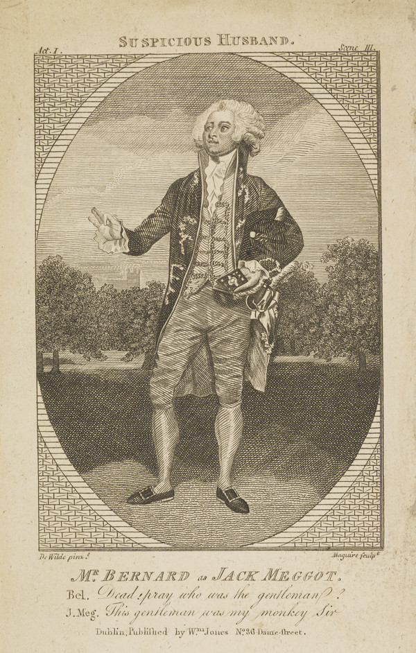 John Bernard, 1756 - 1828. Actor, in the character of Jack Meggot by ...