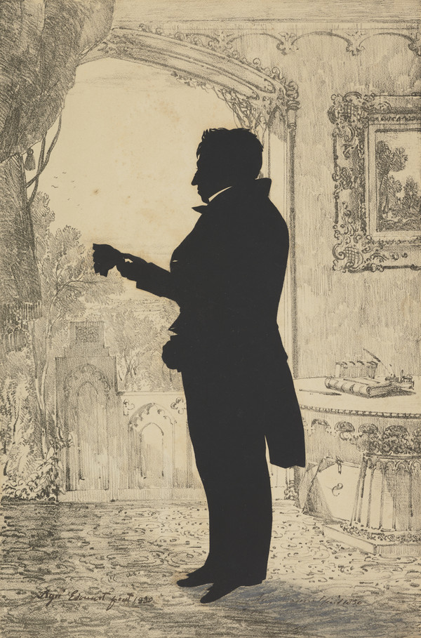 Hugh Auld, d. 1855. Banker by Augustin Edouart | National Galleries of ...