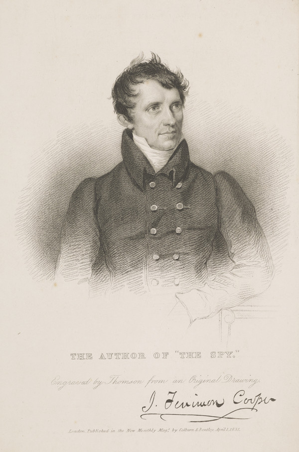 James Fenimore Cooper, 1789 - 1854. Author by James Thomson | National ...