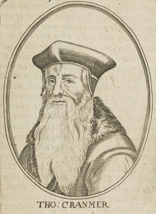 Thomas Cranmer, 1489 - 1556. Archbishop of Canterbury; martyr ...