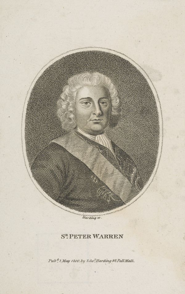 Sir Peter Warren, 1703 - 1752. Admiral by Harding | National Galleries ...