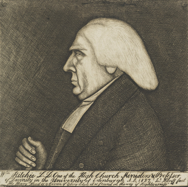Rev. William Ritchie, 1758 - 1830. Professor of Divinity, Edinburgh ...