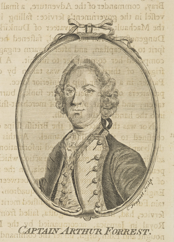 Captain Arthur Forrest, d. 1770. Commodore of the Fleet in the West ...
