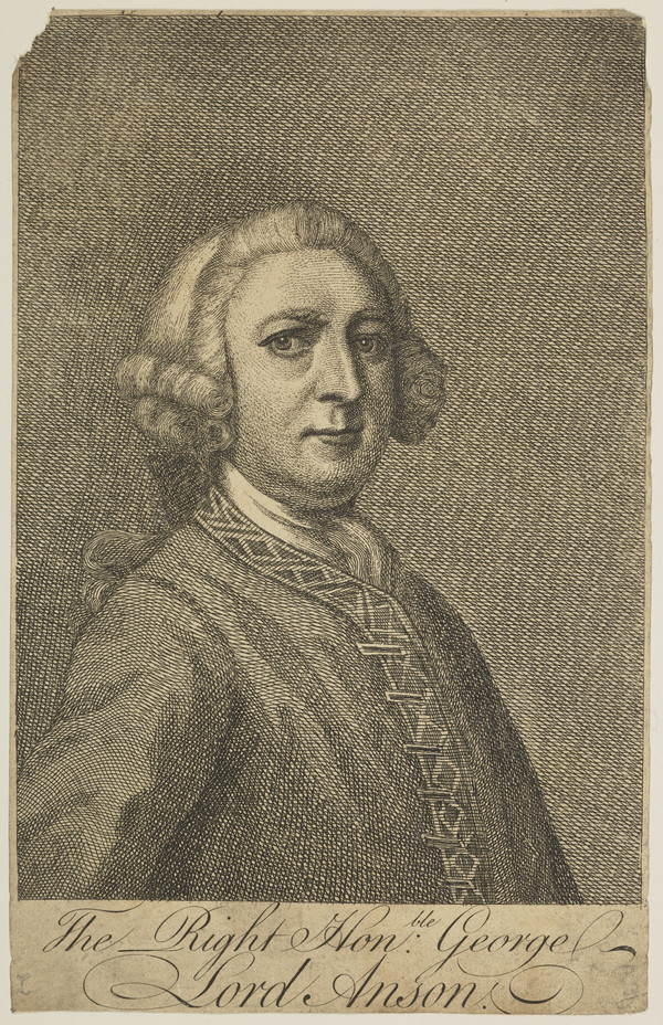 George Anson, 1st Baron Anson, 1697 - 1762. Admiral | National ...