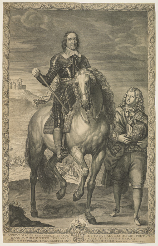Oliver Cromwell, 1599 - 1658. Lord Protector by Pierre Lombart ...
