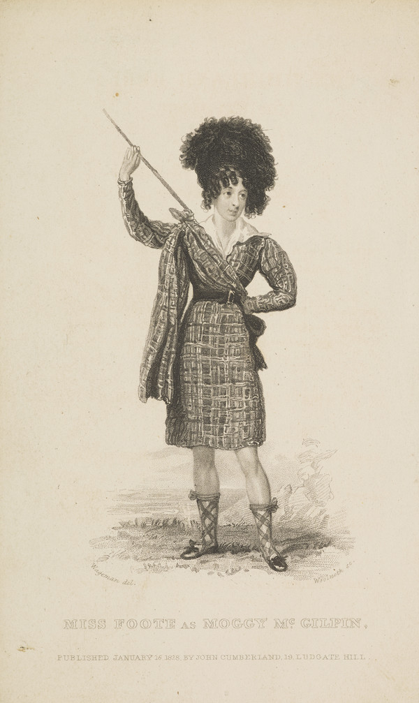 Maria Foote, c 1797 - 1867. Actress, in the character of Moggy McGilpin ...
