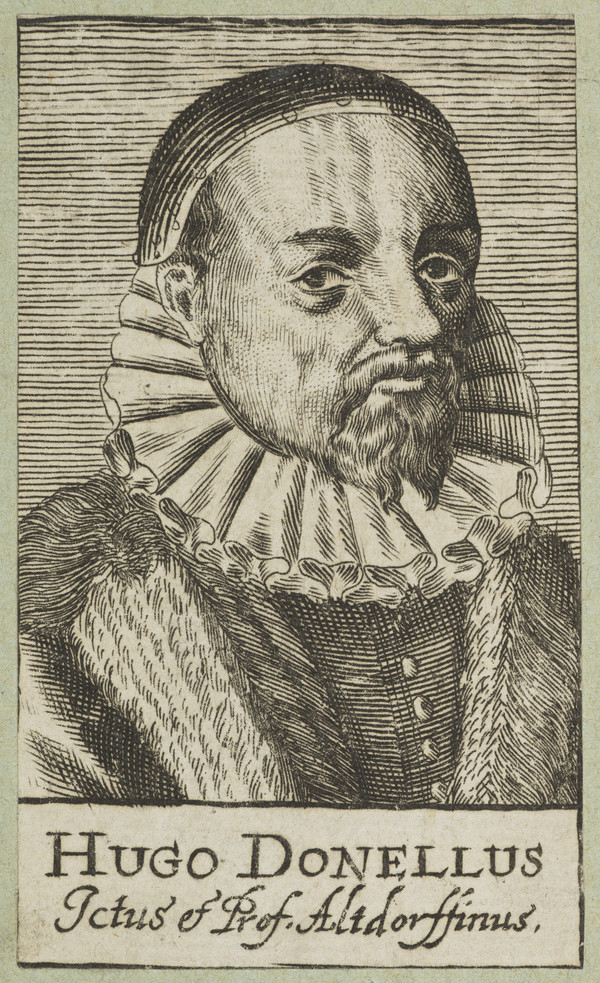 Hugo Donellus (Hugues Doneau), 1527 - 1591. Law professor | National ...