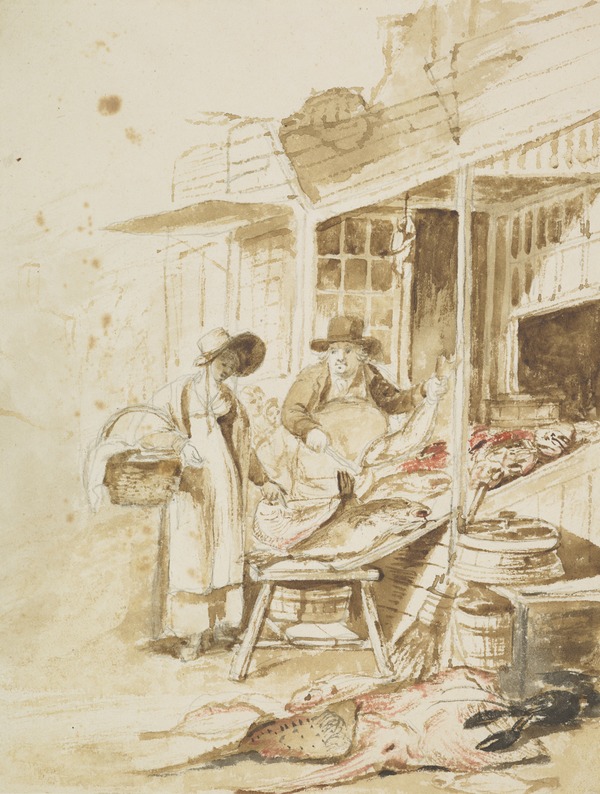 Fishmongers by Alexander Fraser, the elder | National Galleries of Scotland