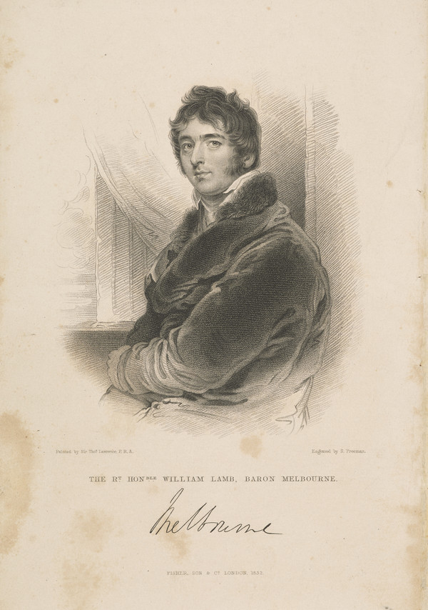 William Lamb, 2nd Viscount Melbourne, 1779 - 1848. Prime Minister by ...