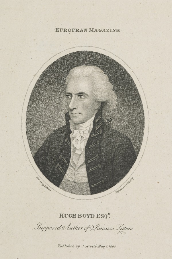 Hugh Boyd, 1746 - 1794. Essayist; supposed author of the "The Letters ...