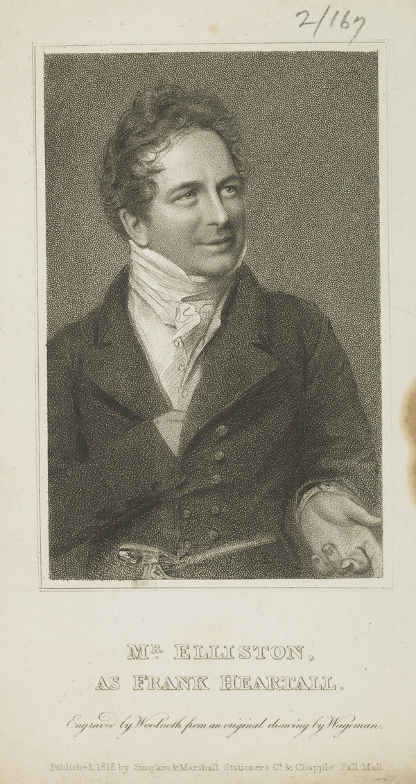 Robert Elliston, 1774 - 1831. English dramatic author and actor by ...