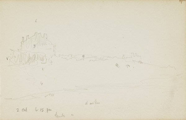 Outline of buildings and landscape by James Paterson | National ...