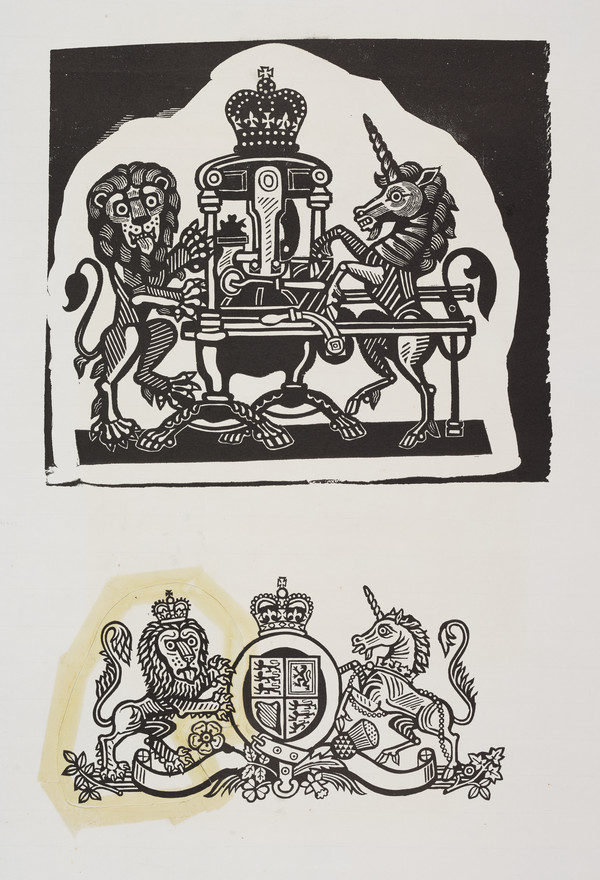 Masthead for the Lion and Unicorn Press (Royal College of Art ...