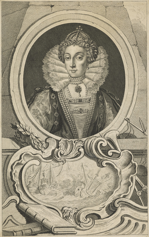 Elizabeth, Queen of England, 1533 - 1603. Reigned 1558 - 1603 by ...
