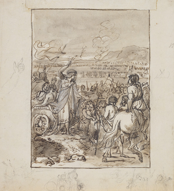 Boadicea haranguing her Troops by Robert Smirke | National Galleries of ...