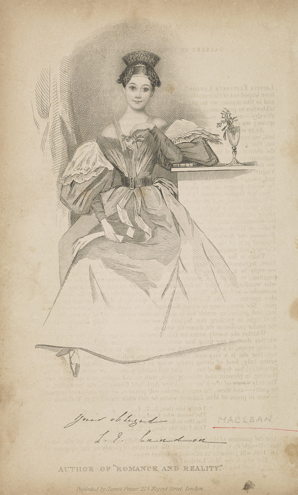 Letitia Elizabeth Maclean, 1802 - 1838. Wife of George Maclean ...