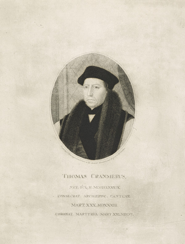 Thomas Cranmer, 1489 - 1556. Archbishop of Canterbury; martyr by ...