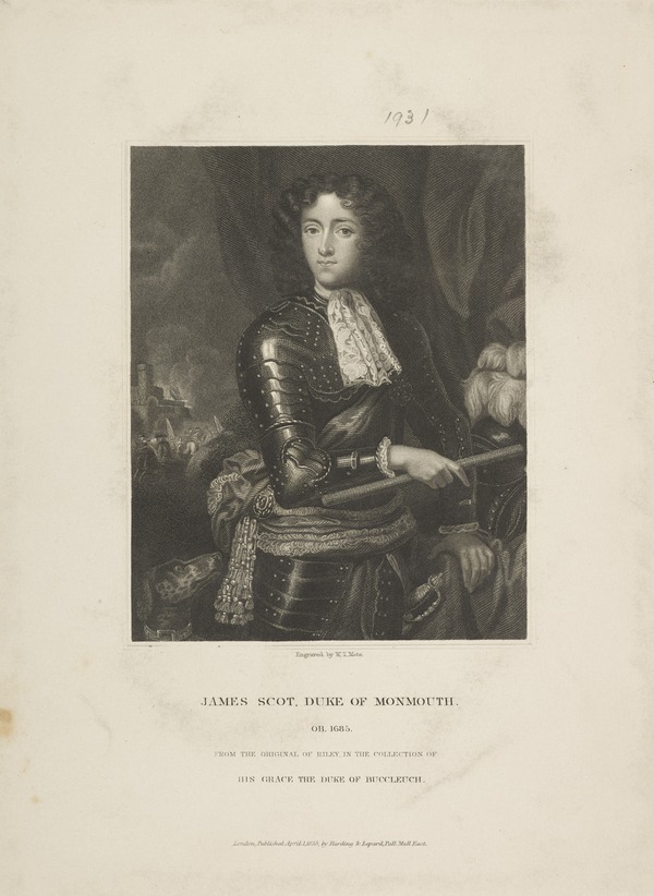James Scott, Duke of Monmouth and Buccleuch, 1649 - 1685. Natural son ...