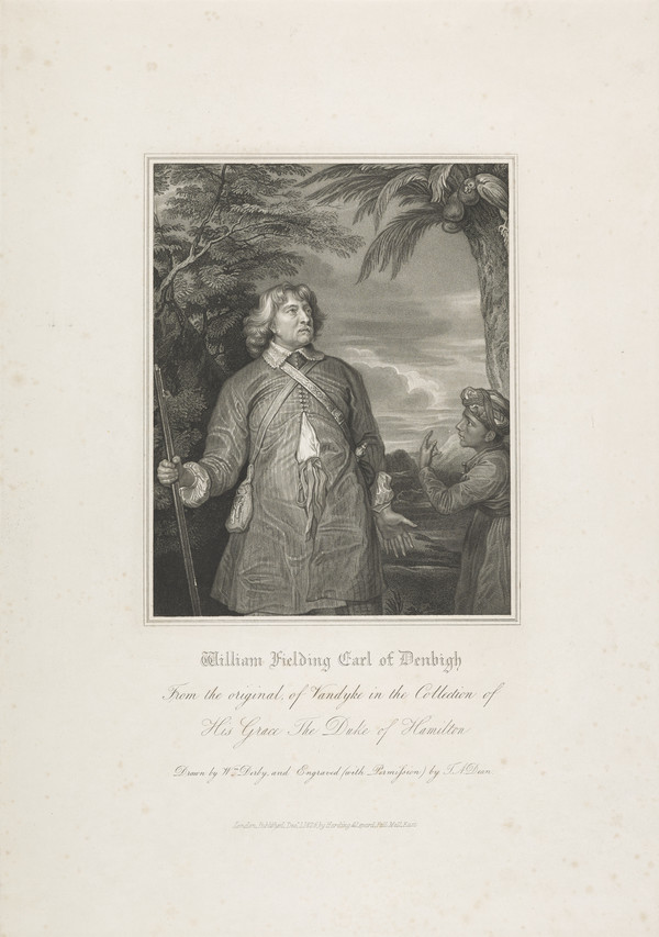William Fielding, 1st Earl of Denbigh, c 1582 - 1643. Royalist by ...