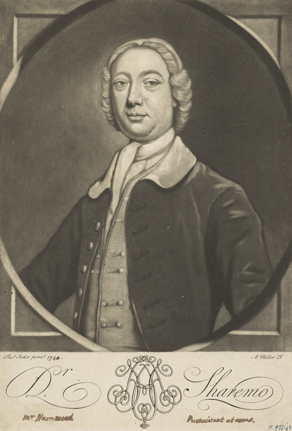 Harry Harwood, d. 1791. Clerk of the enrolments in Chancery and ...