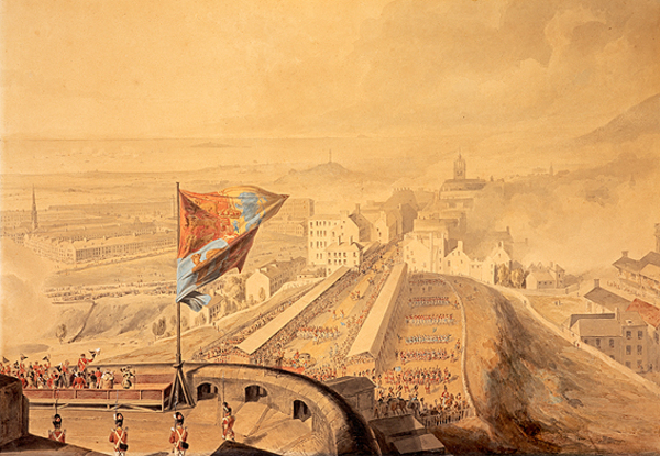 The Procession of George IV to Edinburgh Castle 1822 by Denis Dighton ...