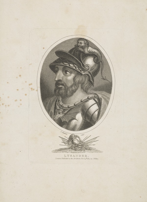 Lysander, famous Spartan commander, B.C.366 by J. Chapman | National ...